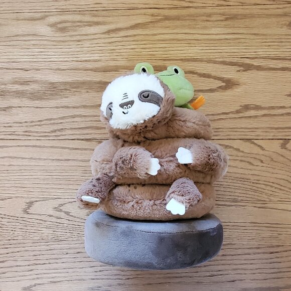 Hallmark | Toys | 3 For 2hallmark Sloth Plush Stacking Rings Euc | Poshmark